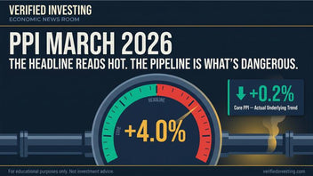PPI March 2026: YoY Hits 4.0% but Core Cools Sharply