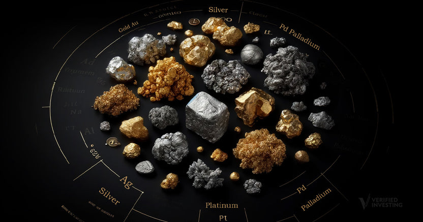 Key Differences Between Gold, Silver, Platinum, and Palladium